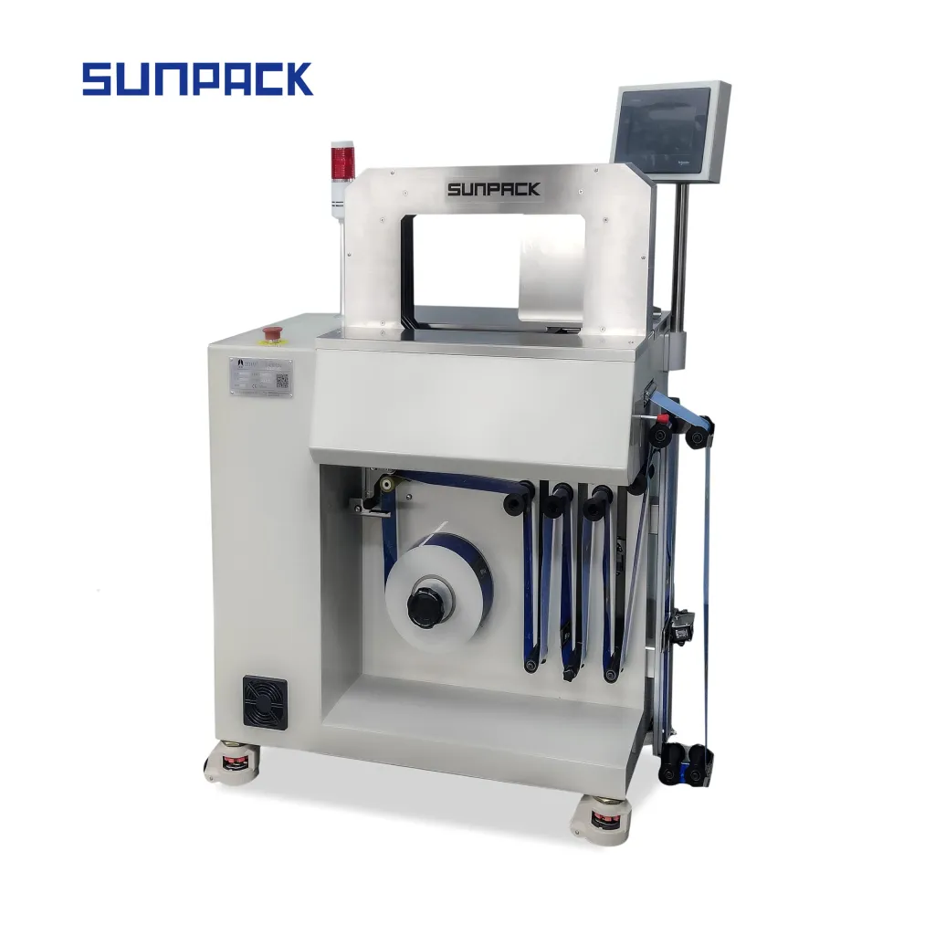 Sunpack Paper banding machineWK06-75C-M Vacuum Feed Banding Machine With Eyes Mark Sensor